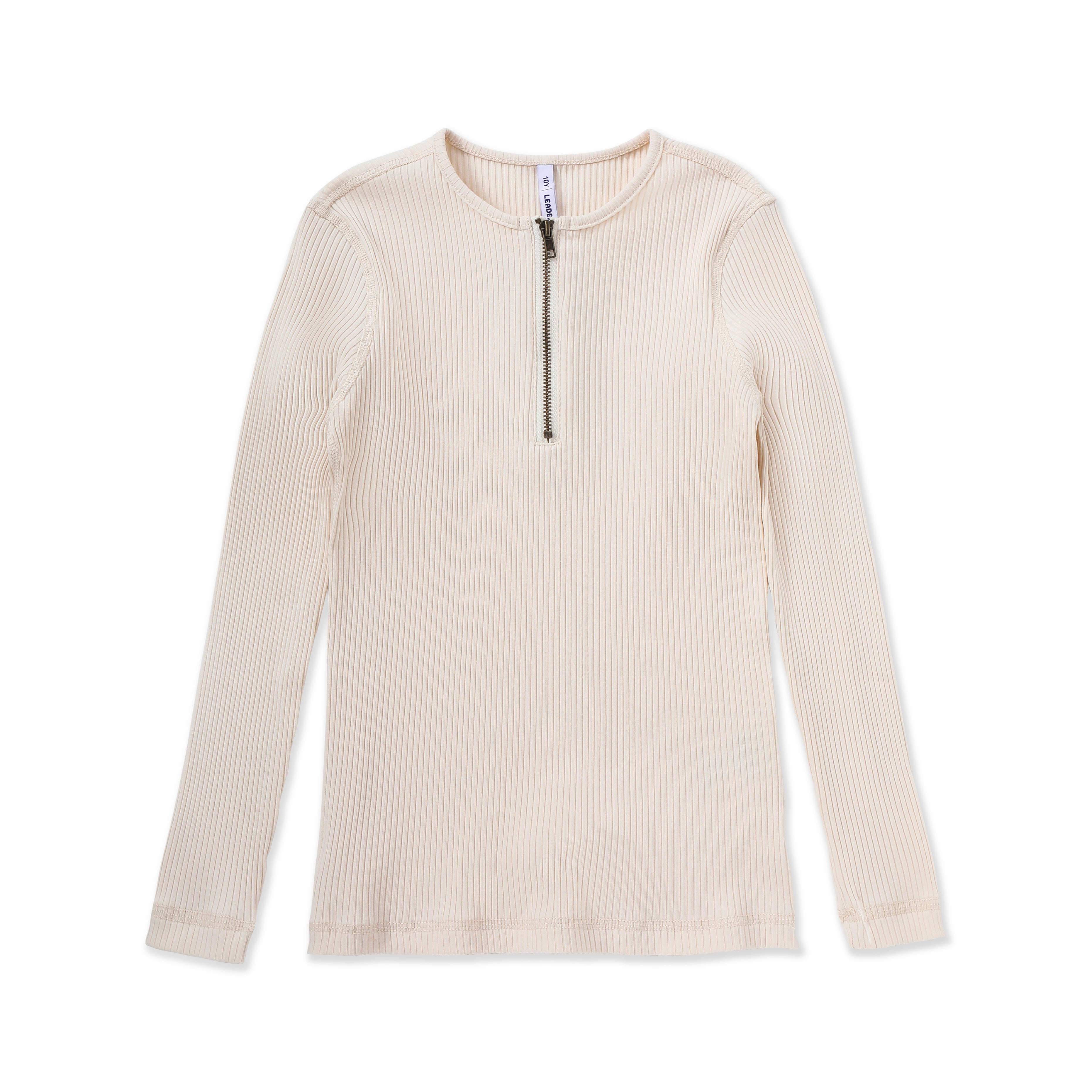 Ribed shirt with zipper 238 – Leaderkids